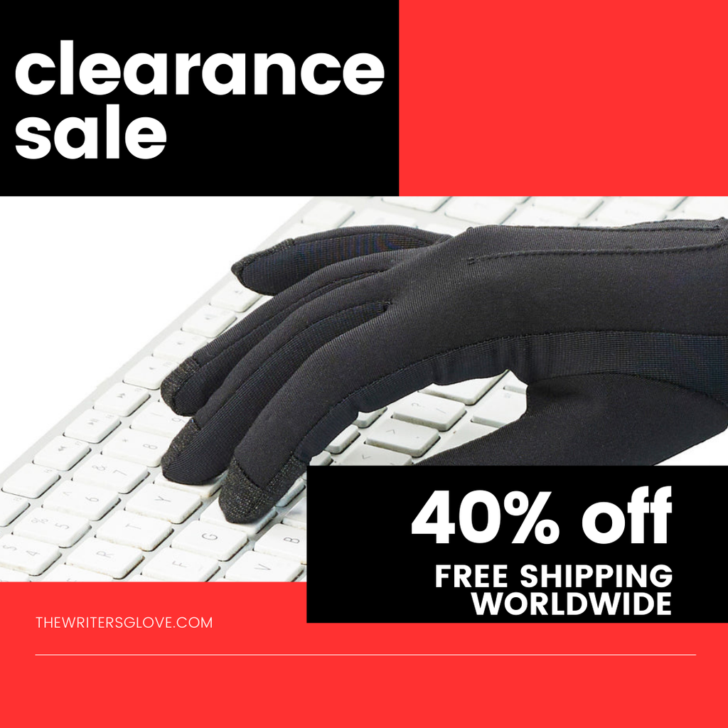 Clearance Sale: 40% Off + Free Shipping Worldwide | The Writer's Glove